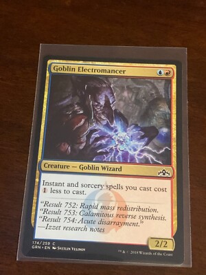 Magic the Gathering Guilds of Ravnica Goblin Electromancer | eBay