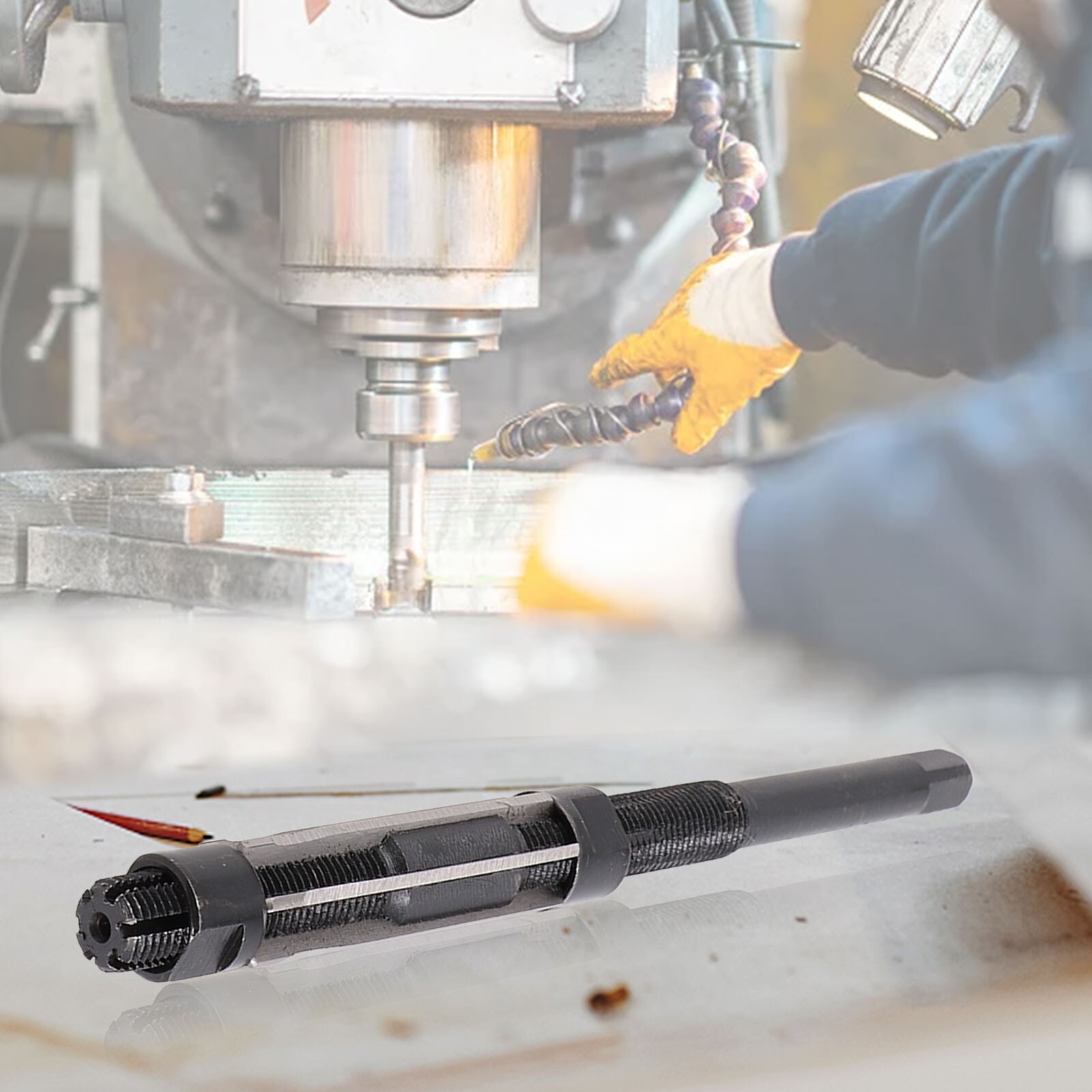 Precision Adjustable H8 Machine Reamer Metal Hole Cutting Tool 10mm ...