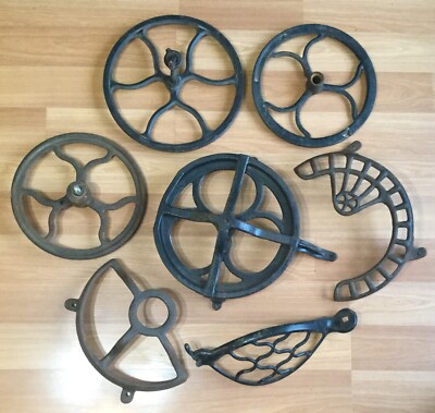 Sewing Machine Parts - Treadle Sewing Machine Cast Iron Wheel