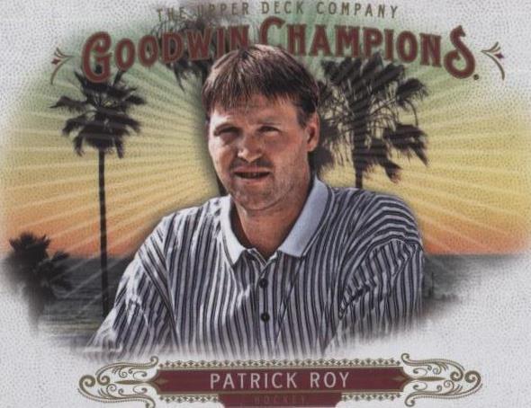 2018 Upper Deck Goodwin Champions - Horizontal Patrick Roy #80 online ...