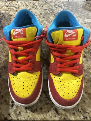 Nike Bart Simpson SB Dunks - Size 7.5 - SHIPS SAME DAY 195866051324| eBay