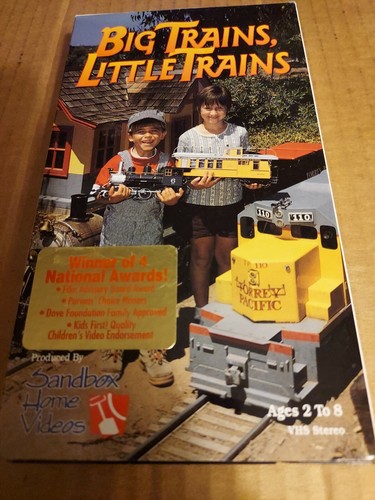 Vintage 1995 VHS Tape "Big Trains, Little Trains" National Award Winner ...