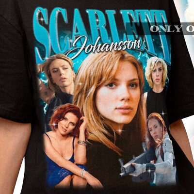 Scarlett Johansson Retro Shirt - Scarlett Johansson Sweatshirt & Hoodie ...
