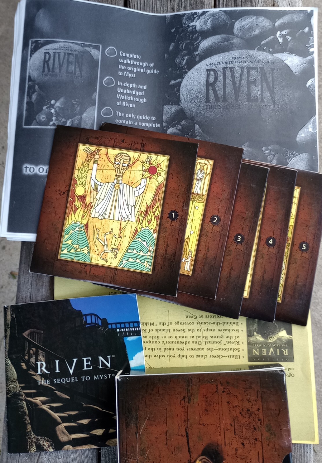 Riven The Sequel To Myst (PC/Mac CD-ROM) Video Game Cyan 1997 BIG BOX ...
