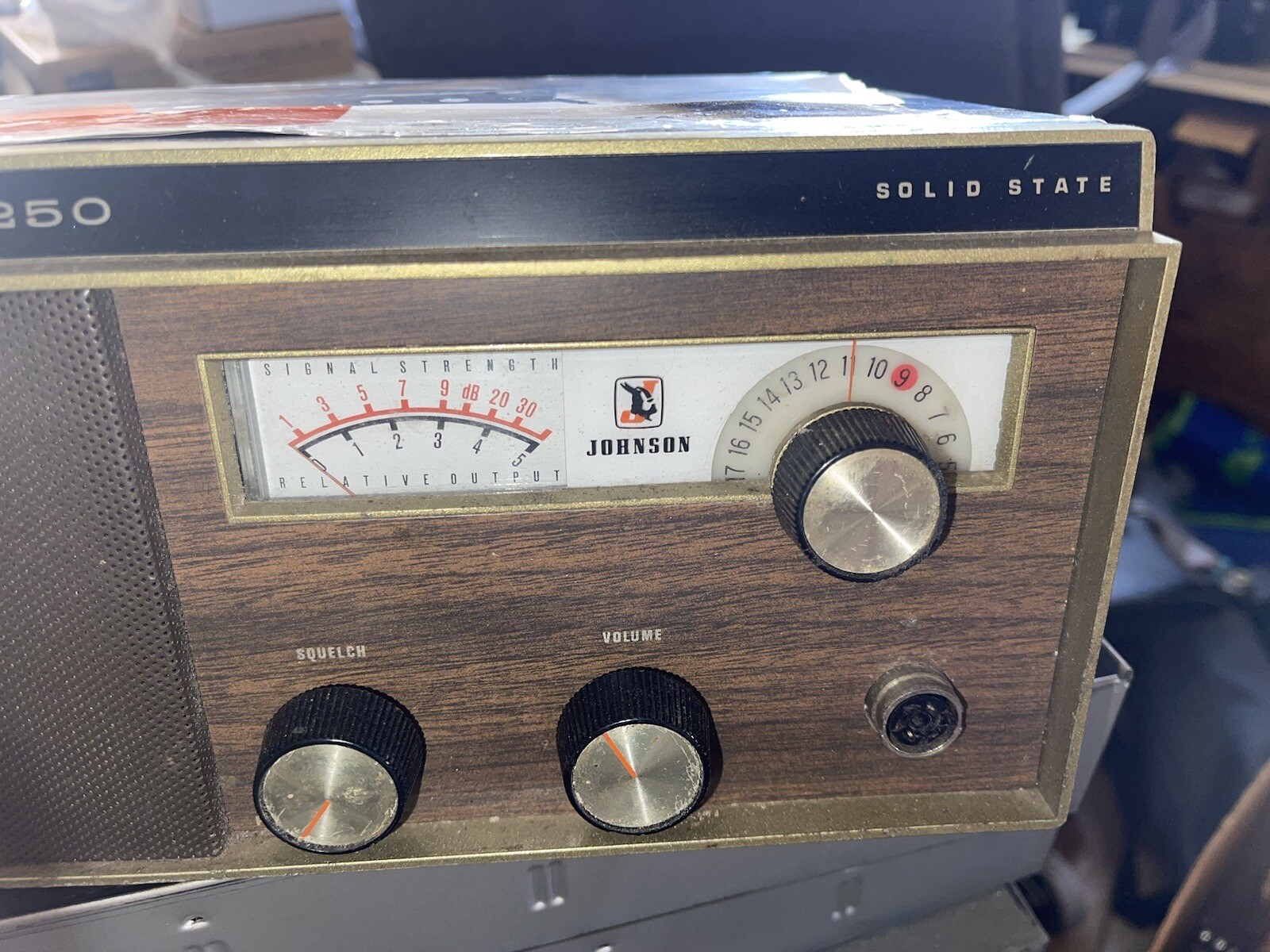 Johnson Messenger 250 Base Station CB Radio Vintage Estate Untested | eBay