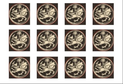 Medieval Vlad Impaler Dragon Dracula Prince Wallachia Hungary Rubber ...