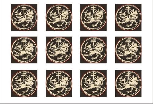 Medieval Vlad Impaler Dragon Dracula Prince Wallachia Hungary Rubber ...