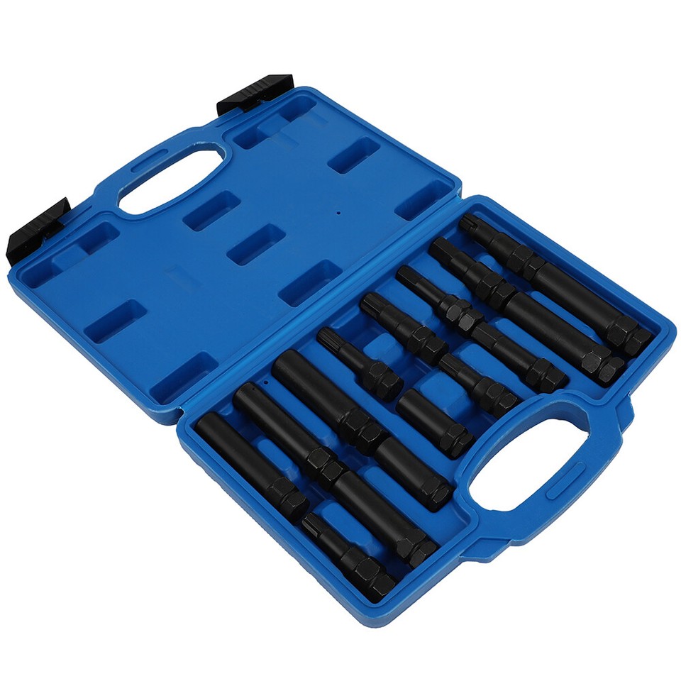 16Pcs Security Locking Lug Nut Master Key Set Wheel Lock Removal Tool ...