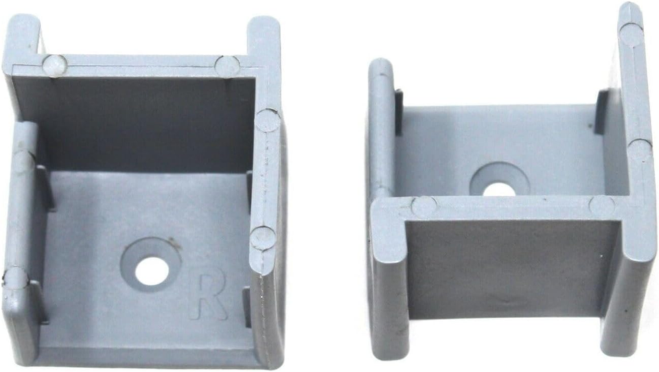 1 Pc Gray Left Hand Hinge with Ribs, Anti-Rattle Pontoon Gate Door Stop ...