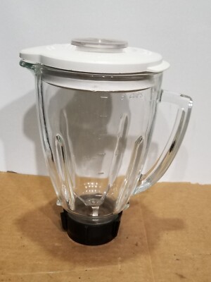 Oster Blender Pro 1200 Glass 6 Cup Replacement Blender Jar Lid Blade ...