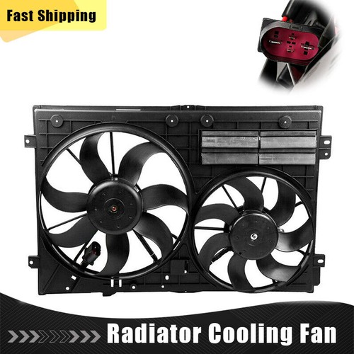 For 2005-2016 Volkswagen Jetta 2006-2018 Passat Dual Fan Radiator ...