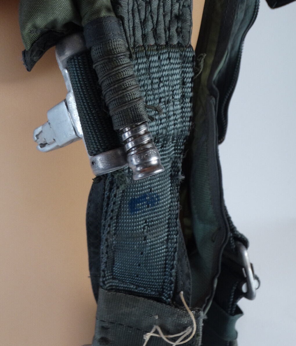 US Military PCU-15 Ejection Seat Harness w/Parachute Pack | eBay