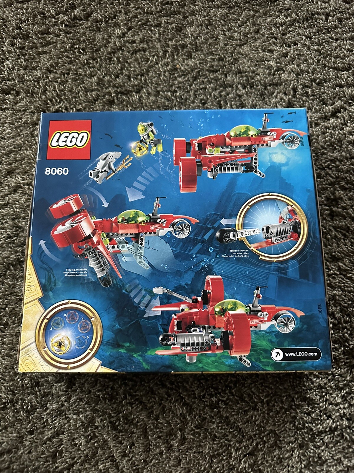LEGO Atlantis: Typhoon Turbo Sub (8060) for sale online | eBay