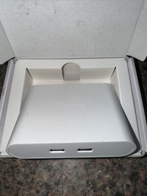 iHome Multiport USB-C Charger : AC Pro 2-Port Flat Double USB C Charger ...