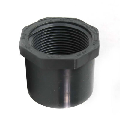 Thrifco 8213456 1-1/4 Inch X 3/4" Slip X Threaded Pvc Bushing Sch 80 | eBay