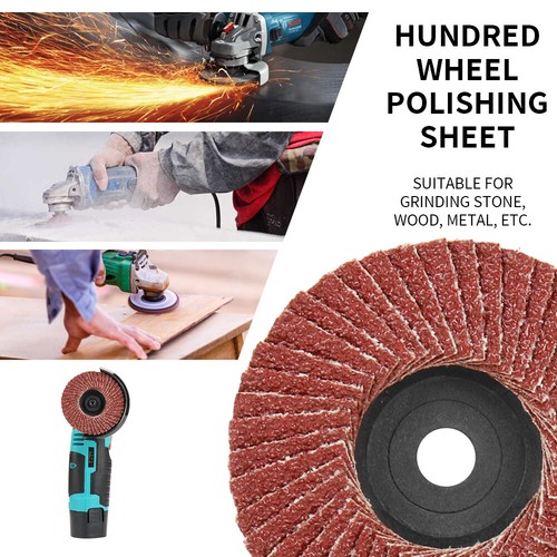 5Pc 3in Brown Corundum Flap Sanding Disc Grinding Wheel For Angle ...