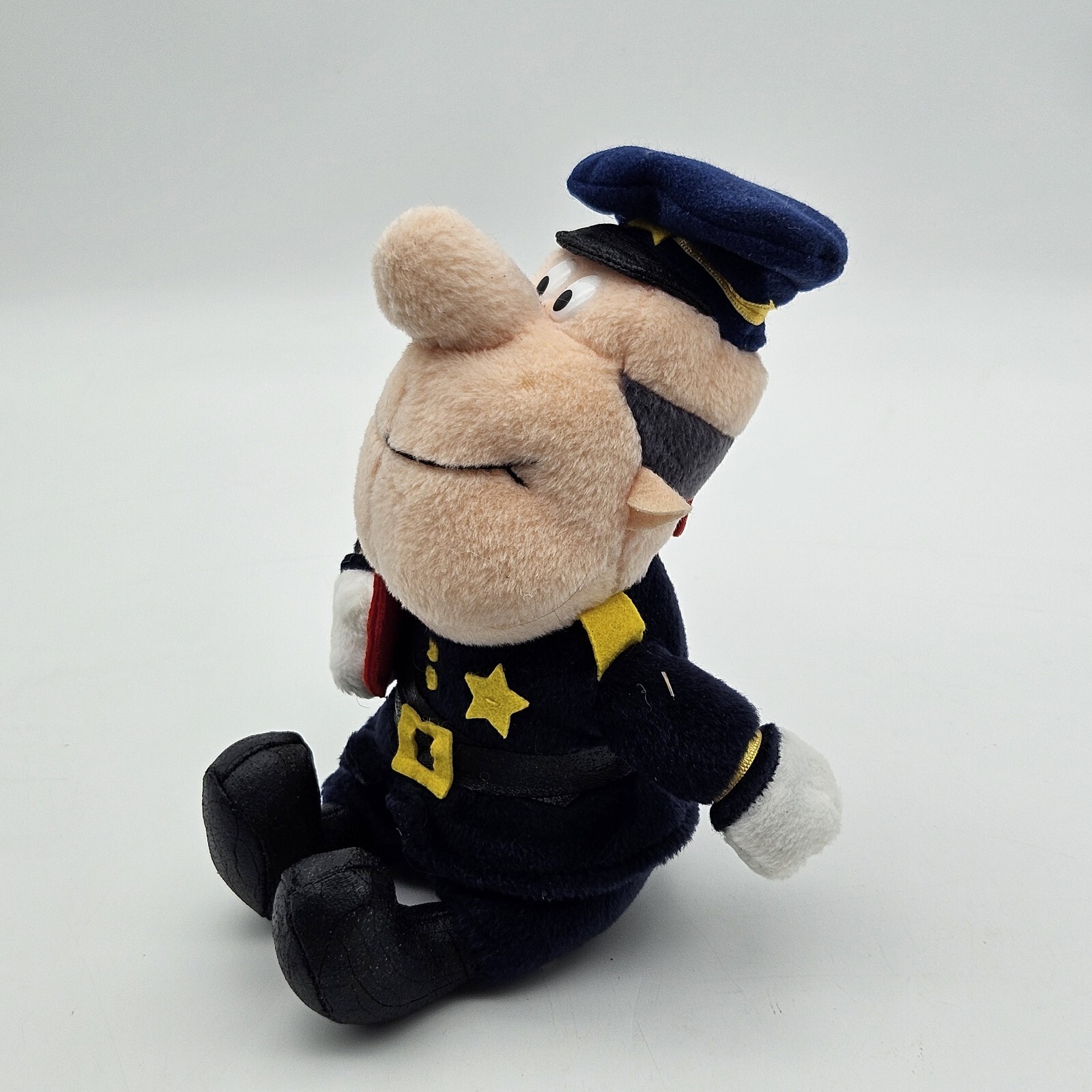 Vtg 1999 Stuffins Traffic Cop Frosty the Snowman Plush 7" Hanging Xmas ...