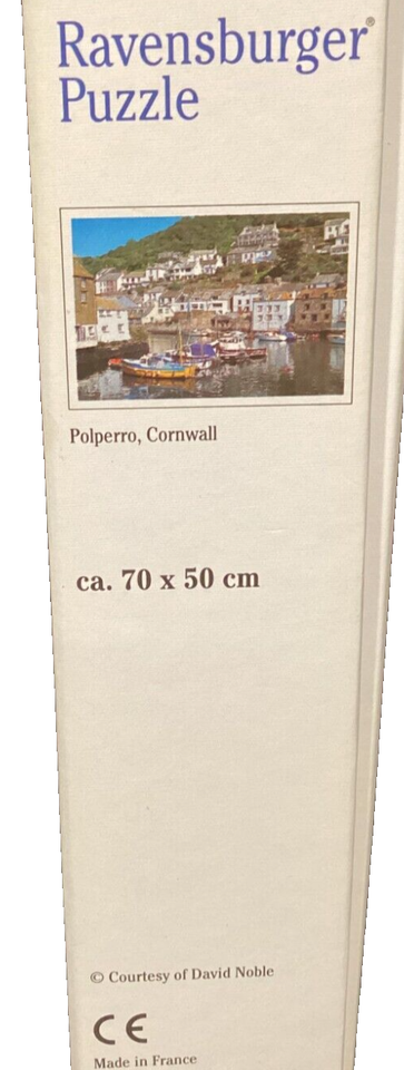 Ravensburger 1000 pc Polperro, Cornwall by David Noble 1997 jigsaw ...