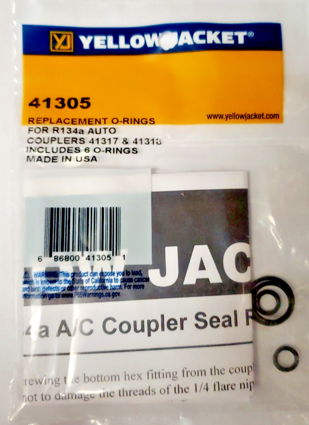 Yellow Jacket O Ring Kit Part 41305 for 41317 41318 for sale online | eBay