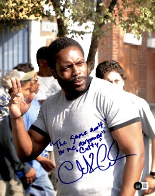 Chad Coleman ‘Cutty’ The Wire Signed 11x14 Photo BECKETT (Grad ...