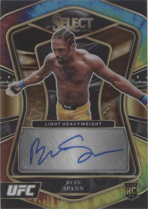2021 Panini Select UFC - Rookie Signatures Ryan Spann #RS-RSP Tie-Dye ...
