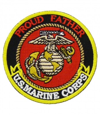 U.S. Marine Corps Proud Father Patch, Military Patches | eBay