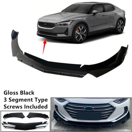 Universal Fit For Polestar 2 2021-2023 Front Bumper Spoiler Splitter 2 ...