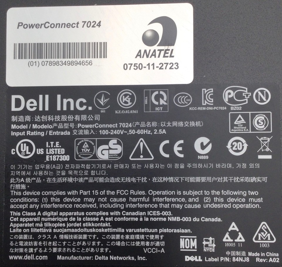 Dell PowerConnect 7024 24-Port Gigabit Network Switch | eBay