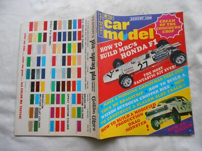 Car Model Magazine-AUGUST 1968 | eBay