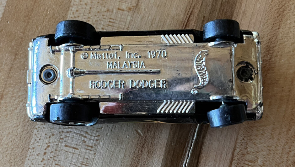 HOT WHEELS Redline RODGER DODGER Black Diecast Car 1970 Malaysia | eBay