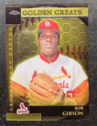2001 Topps Chrome Golden Anniversary Bob Gibson #9 | eBay