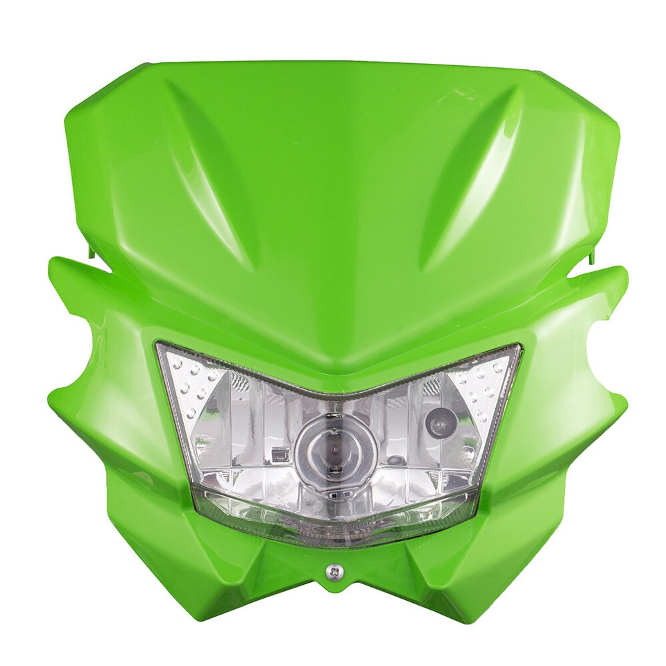 LED Headlight Headlamp For Kawasaki KLX110 KLX125 KLX250 KLR140 KLR300 ...