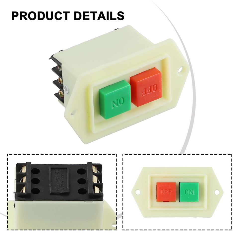 1PCS LC3-5 Push Button Switch Bench Grinder Switch Grinder Switch Start ...
