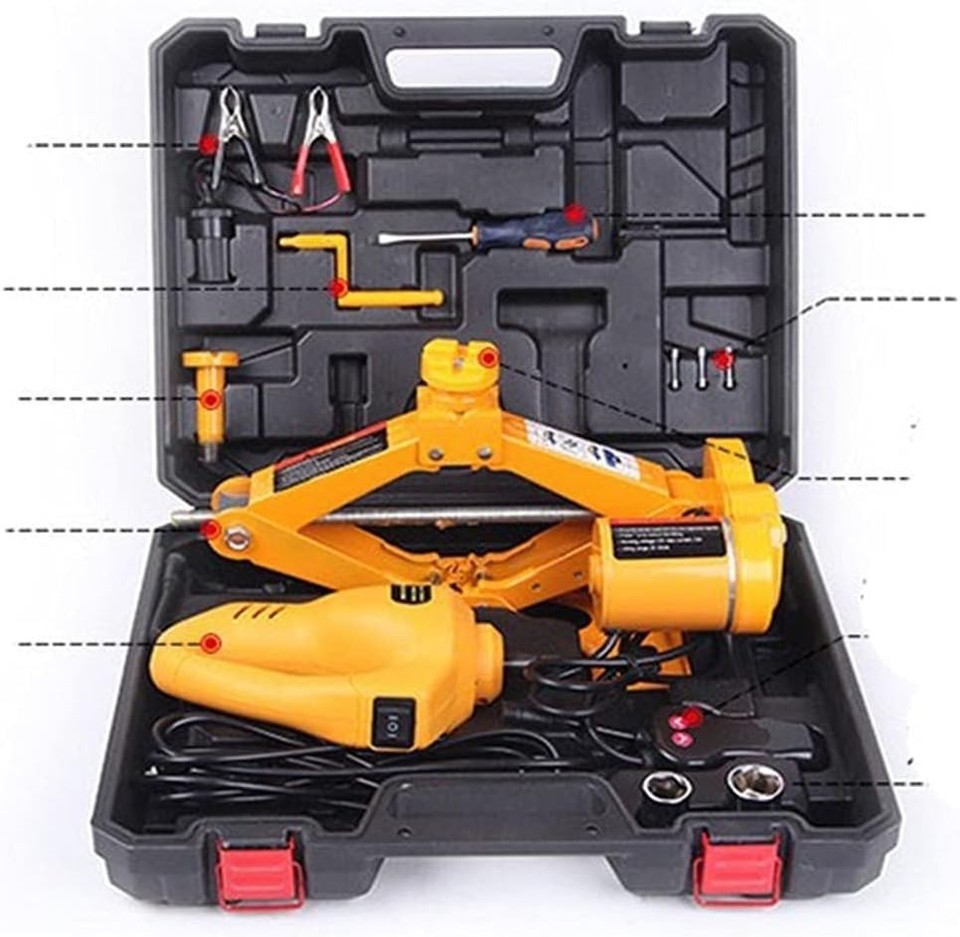 Jack Car Electric Jack 12v Electric Wrench Tire Change Tool Plug-in ...