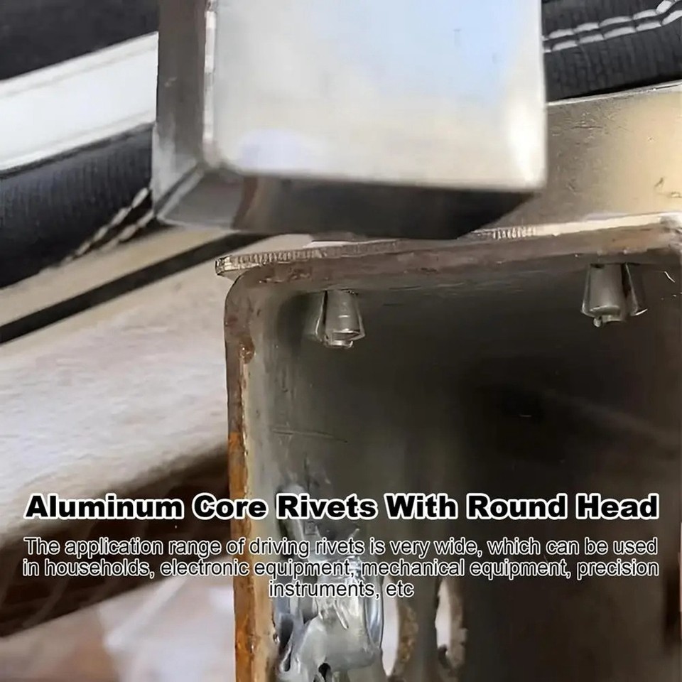 100PCS Aluminum Alloy Drive Rivets Hammer Drive Expansion Aluminum ...