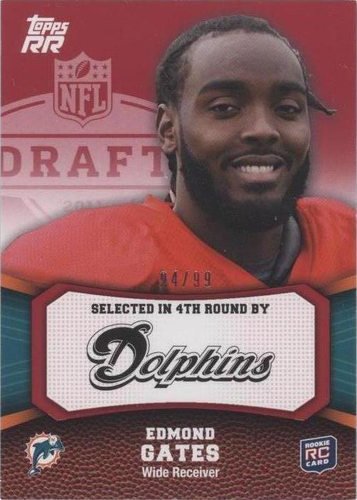 2011 Topps Rising Rookies - Edmond Gates #183 Red /99 (RC) for sale ...