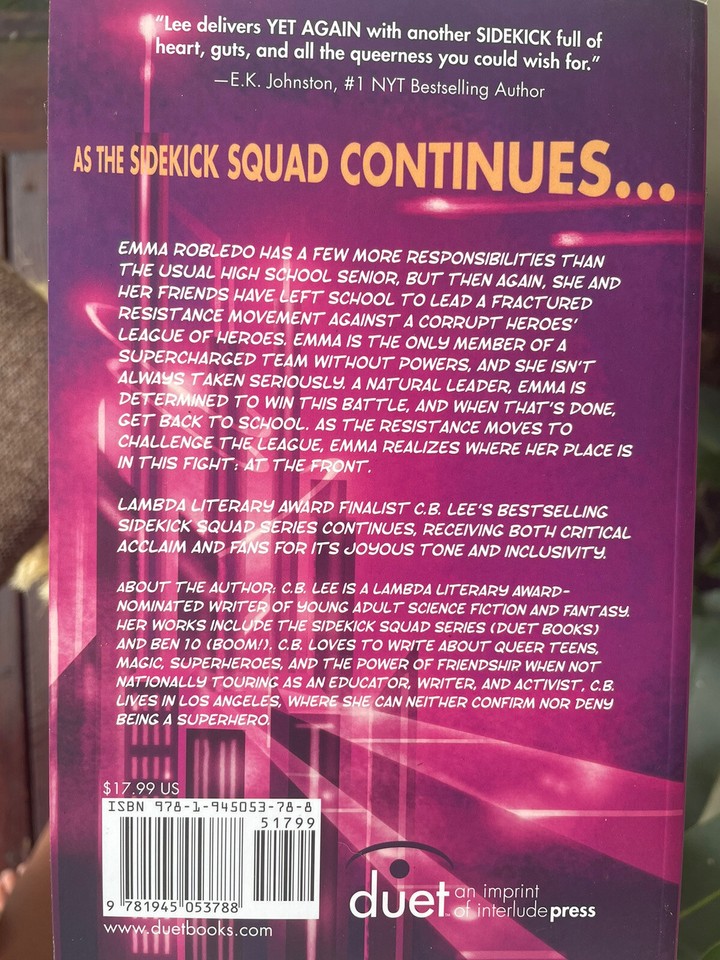 Not Your Backup by C.B. Lee 9781945053788| eBay