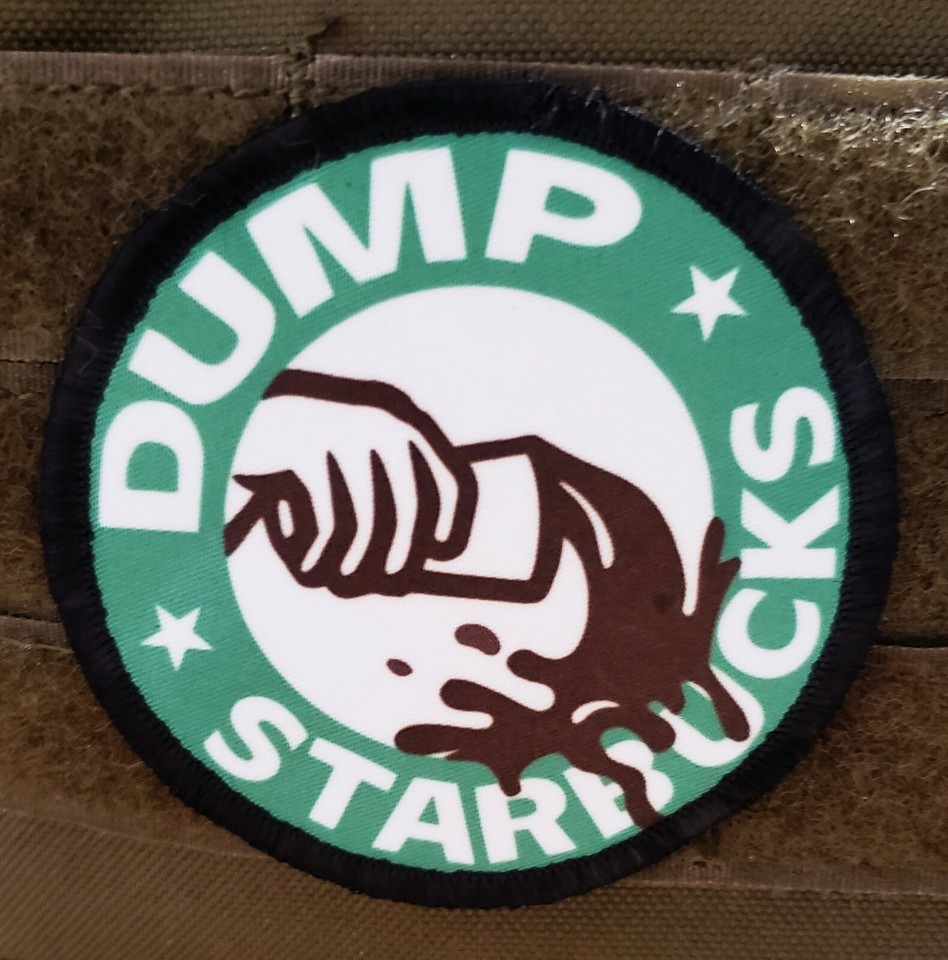 Tactical Guns and Coffee Morale Patch Funny Military Army Hook Flag Dunkin | eBay