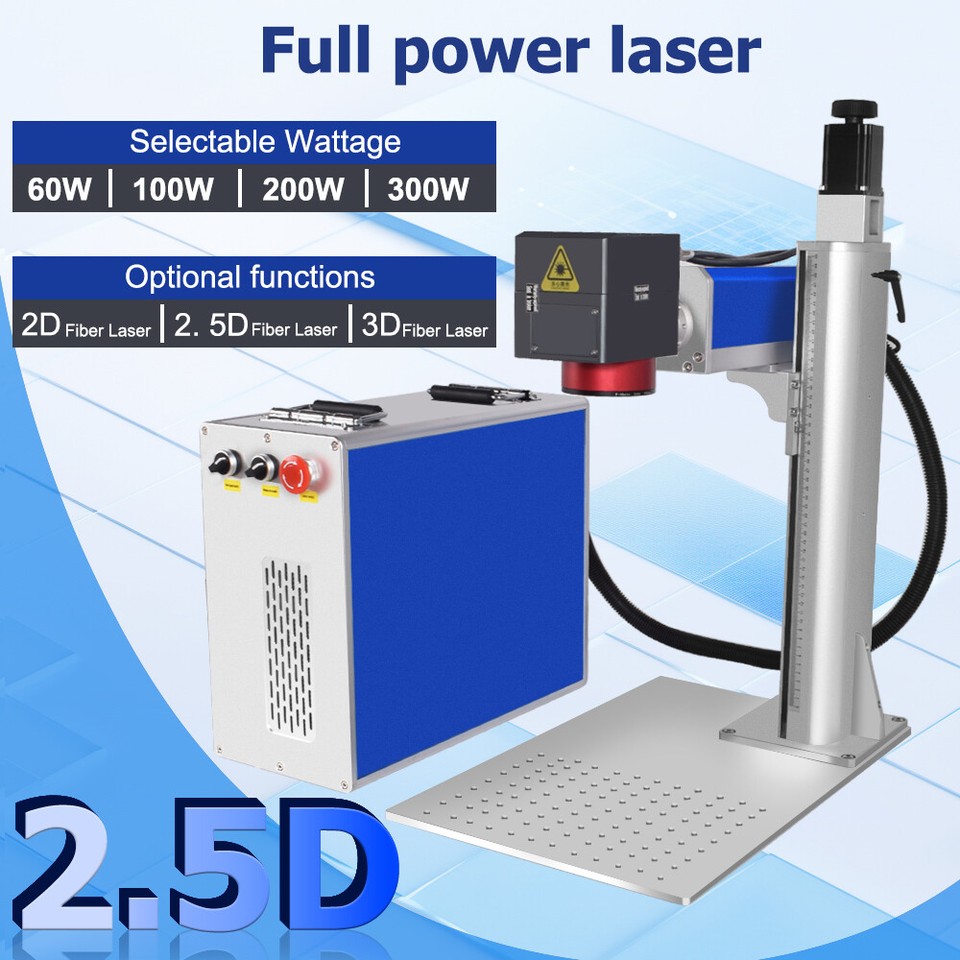 2.5D 100W-300W JPT M7 Mopa Fiber Laser Engraver Machine Deep Curved ...