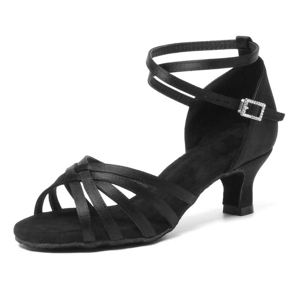 Ballroom Women Latin Dance Shoes Ladies Tango Salsa Practice Shoes ...