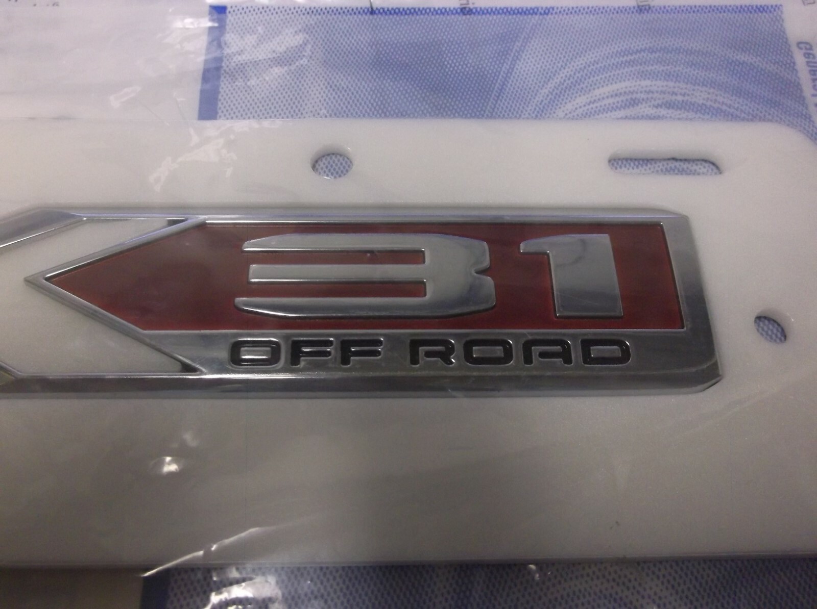 GMC Sierra "X 31" OFF ROAD Genuine GM~Chrome Bed Emblem~84682662~2019 ...