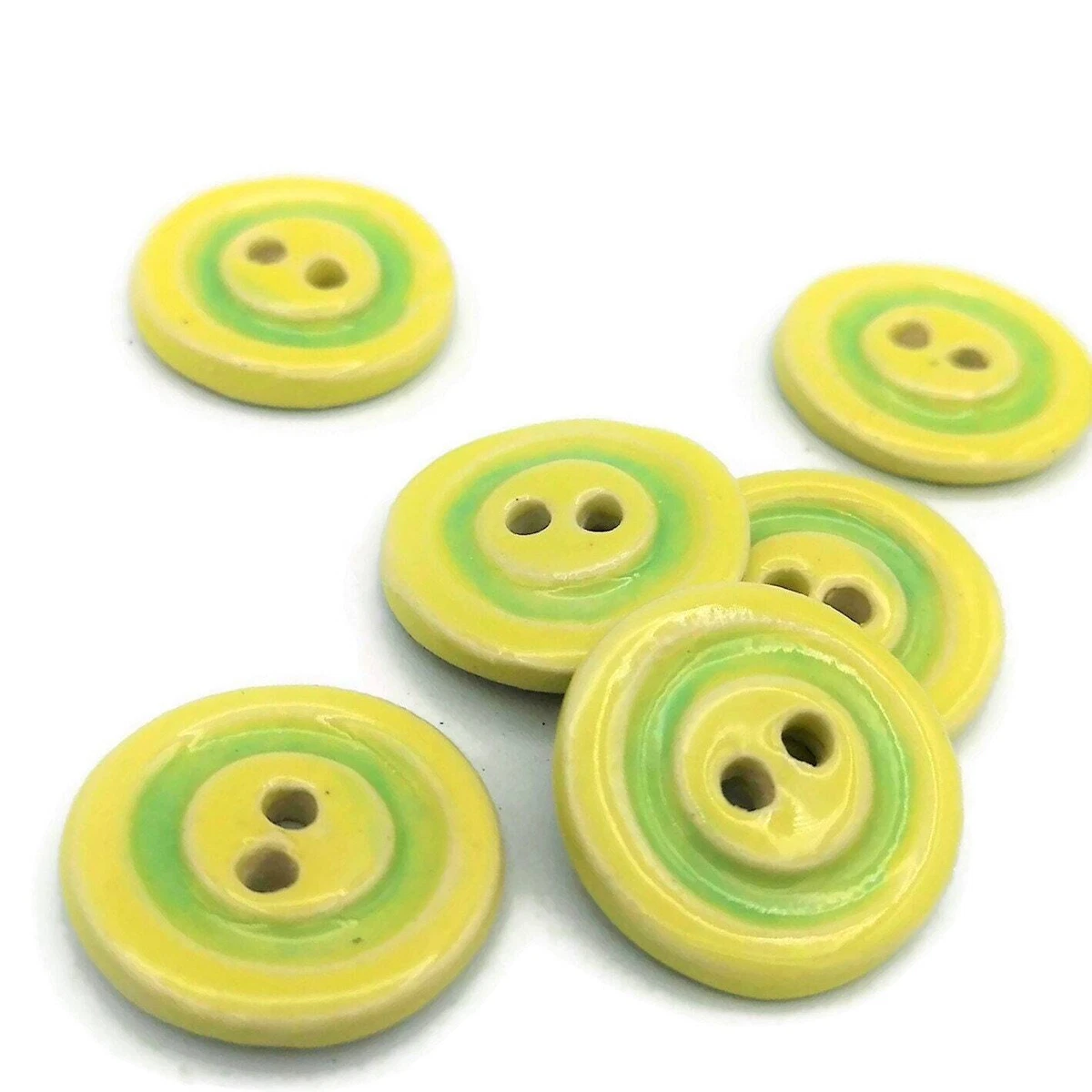 Yellow Sewing Button