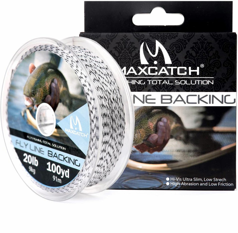 Maxcatch Backing Line 20/30LB 100Yards/300Yards Braided Fly Fishing ...