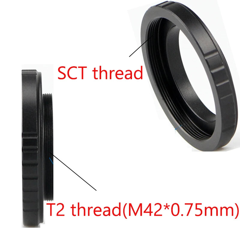 Female to Male Thread M48 M42 SCT M52 M54 M56 T T2 Photography Adapter ...