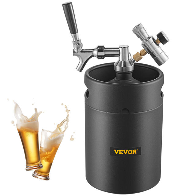 VEVOR 169Oz 5L Stainless Steel Beer Mini Keg for sale online | eBay