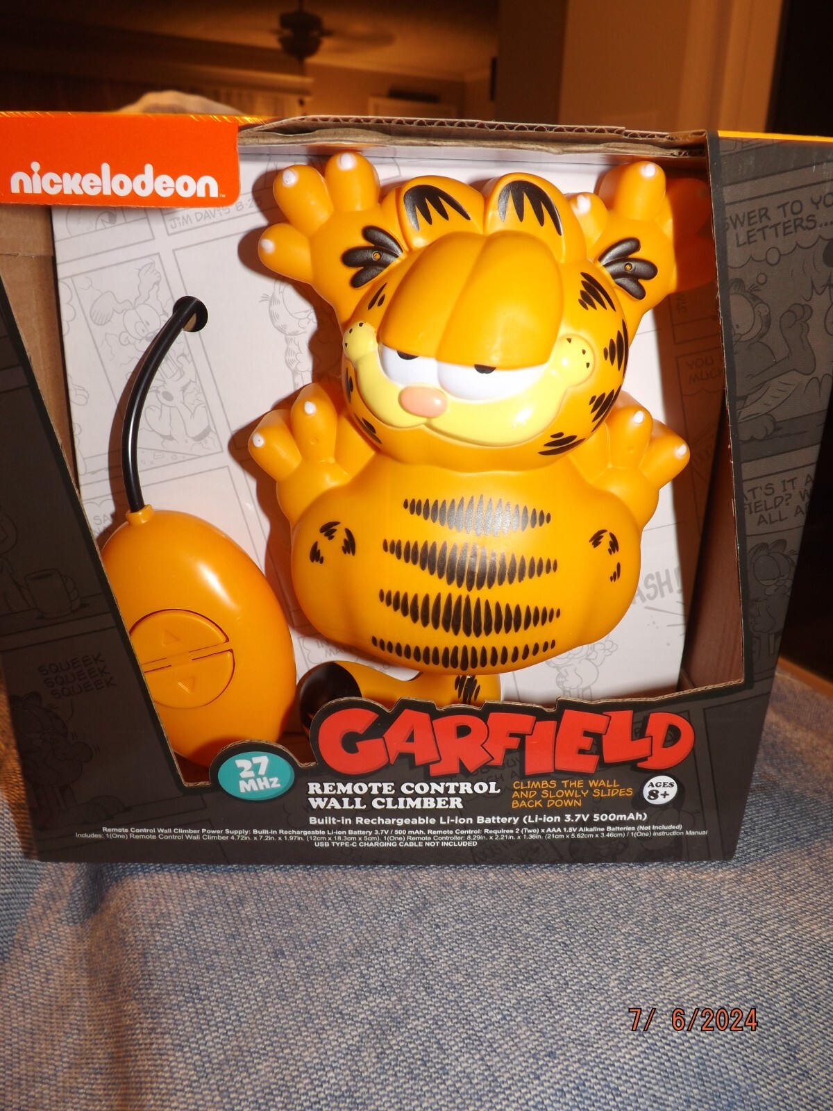 Nickelodeon Garfield Remote Control Wall Climber--Brand New | eBay