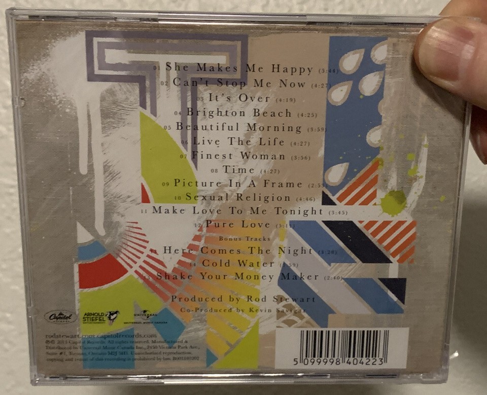Time by Rod Stewart CD Deluxe Edition 2013 Capitol Records Import New ...