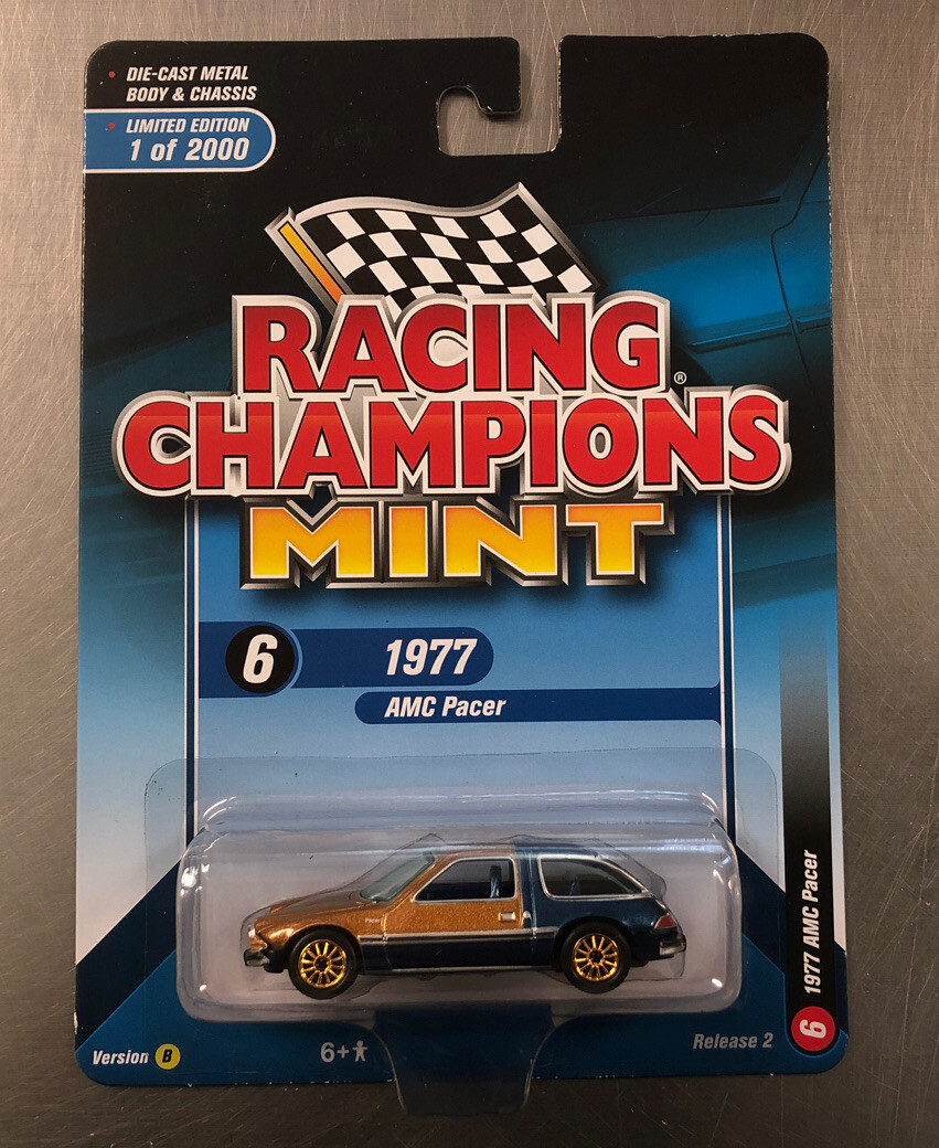 RACING CHAMPIONS MINT ( CHASE ) 1977 AMC PACER GOLD STRIKE 1 OF 2000 ...