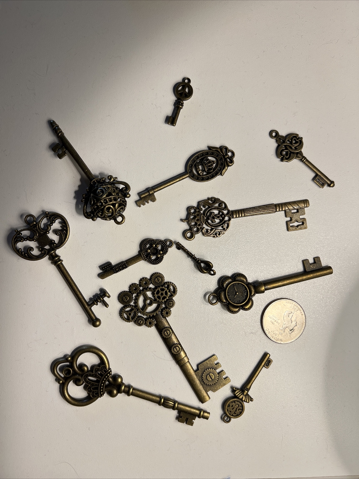 Set Of 12 Decorative Skeleton Keys | eBay