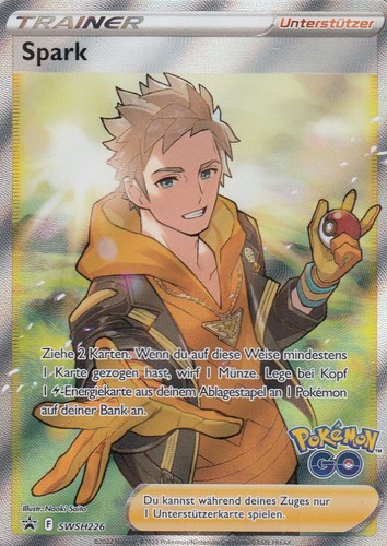 Spark Fullart SWSH226 Promo Pokemon GO Pokemon Rare Karte Deutsch | eBay